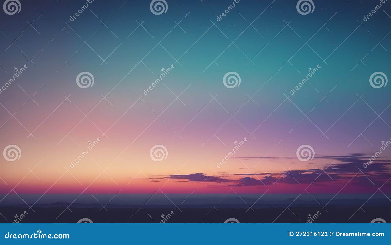 Illustration of Twilight Evening or Morning Minimal Stock Illustration ...