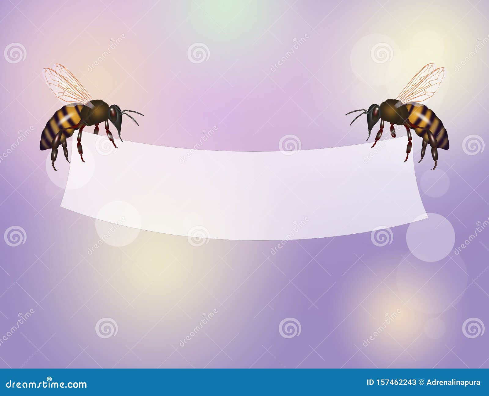 Illustration of bees stock illustration. Illustration of funny - 157462243