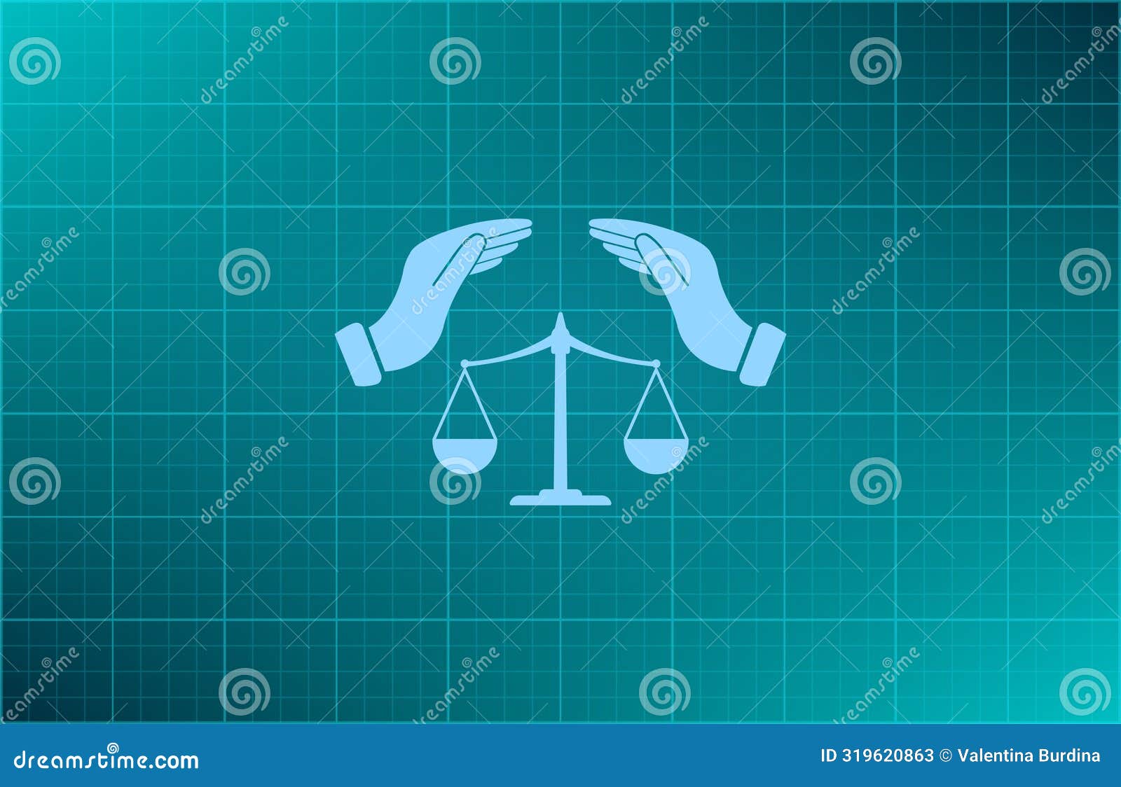 Vector Illustration Blue Background Stock Vector - Illustration of ...