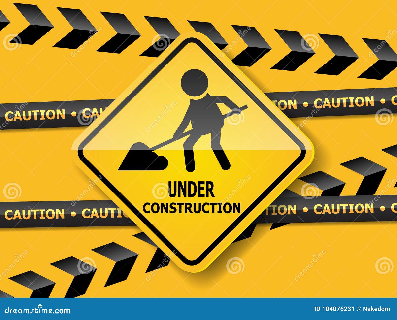 Under Construction Road Sign Work in Progress Stock Vector ... Under Construction Road Sign Work in Progress Stock Vector ...