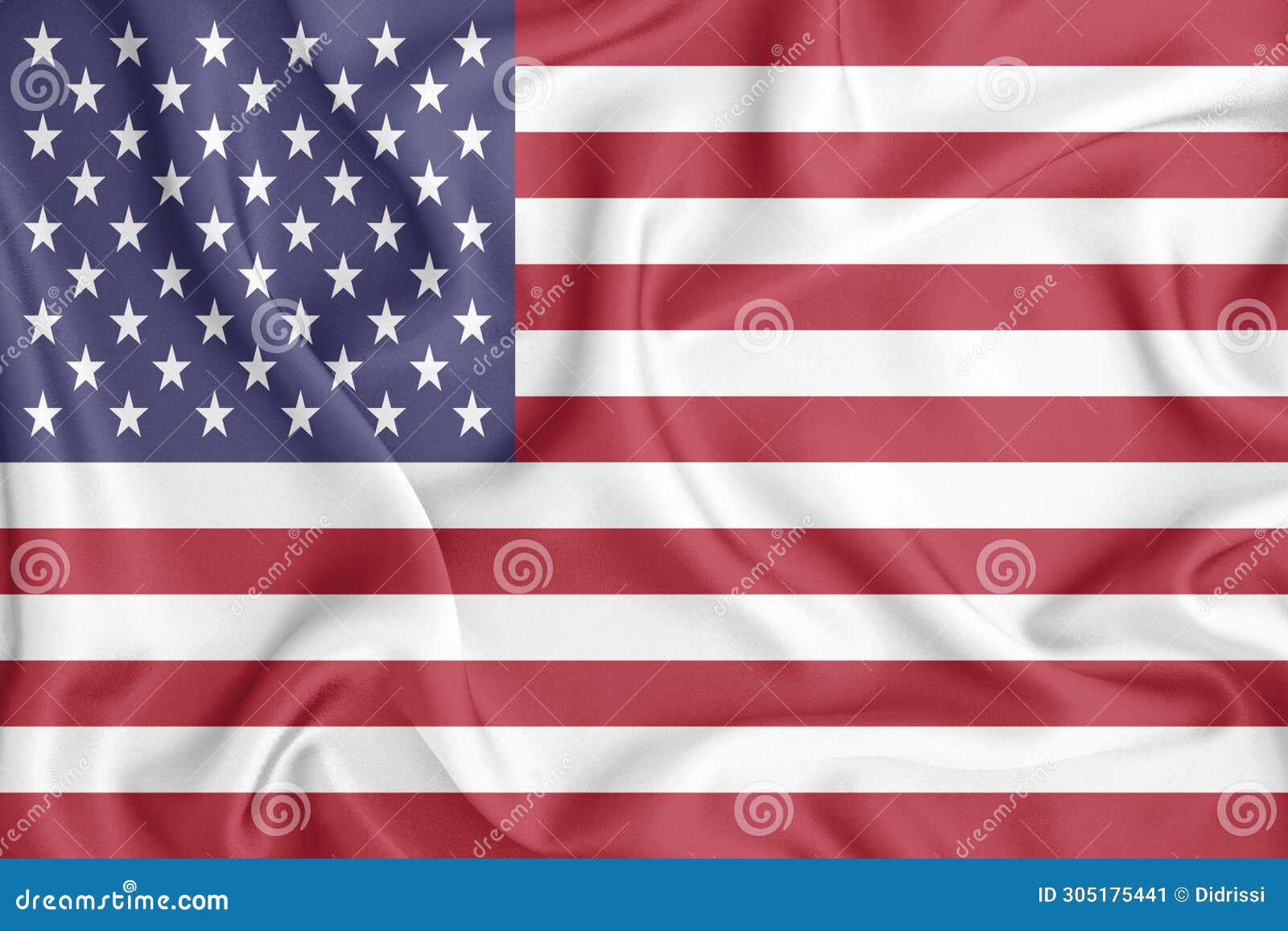 US Minor Outlying Islands Flag in 3D, Broad Format, Flowing with the ...