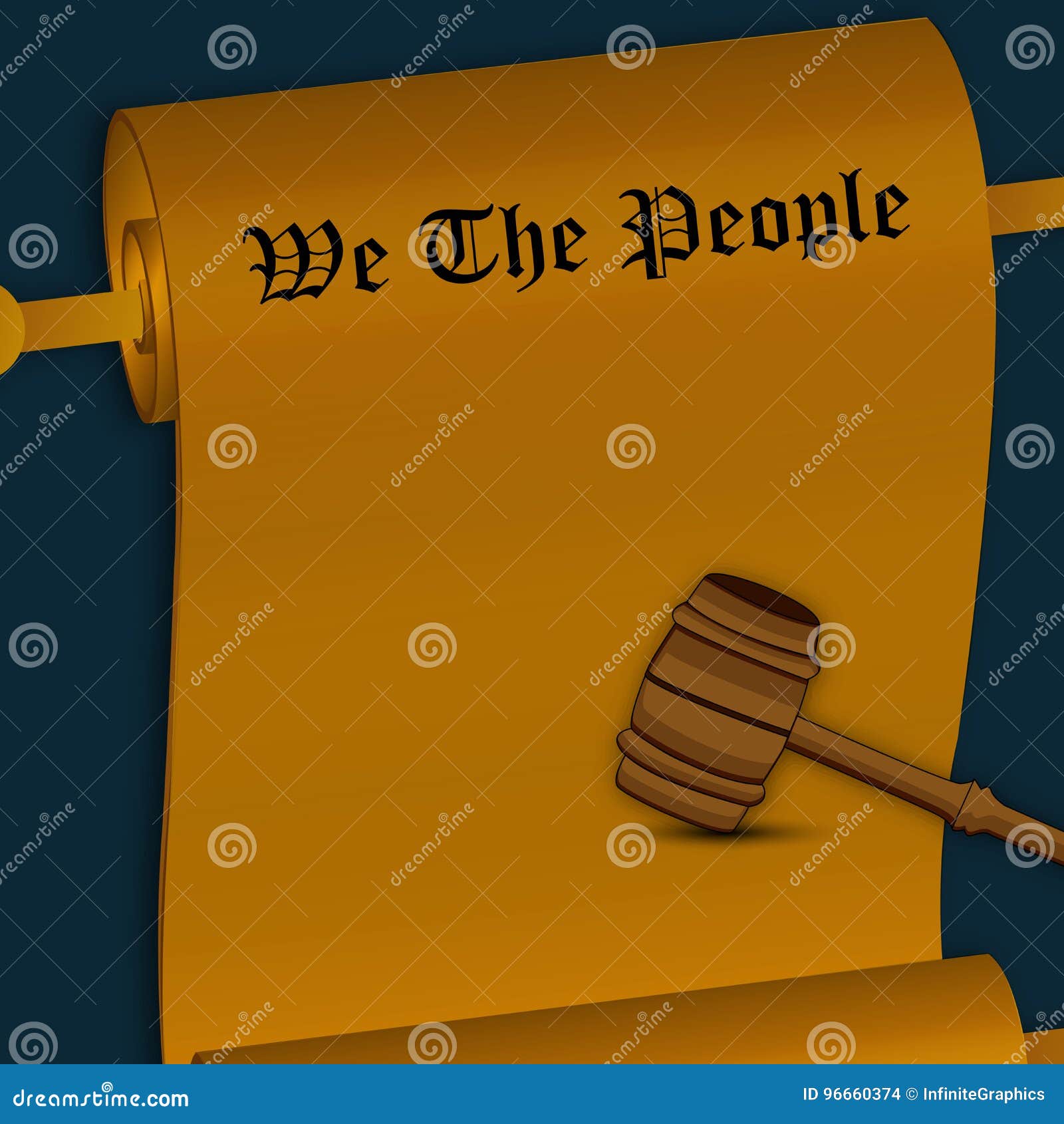 Illustration of USA Constitution Day Background Stock Vector ...