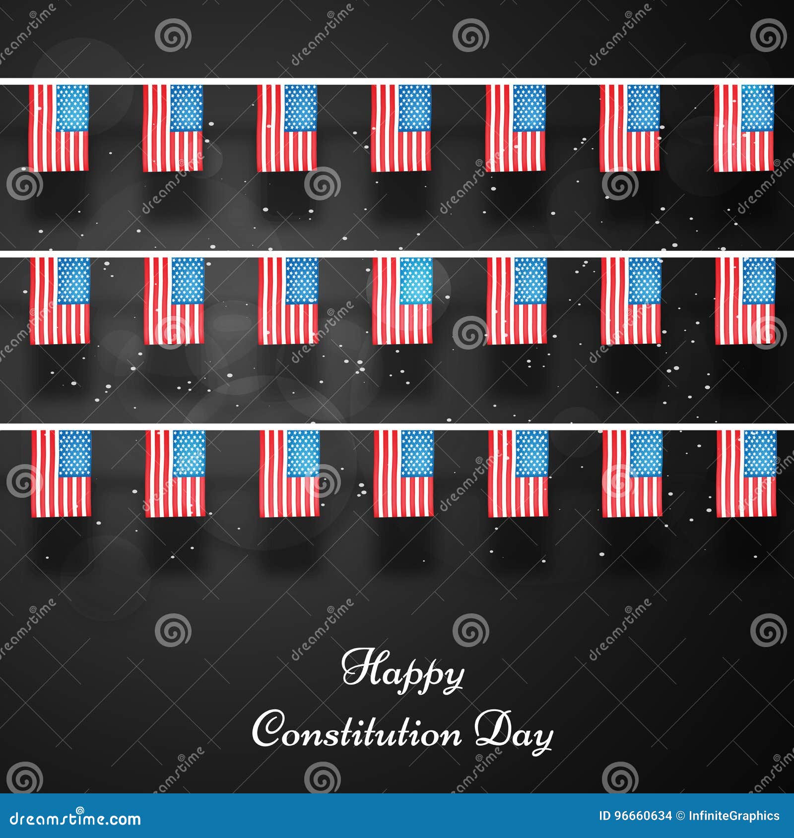 Illustration of USA Constitution Day Background Stock Vector ...