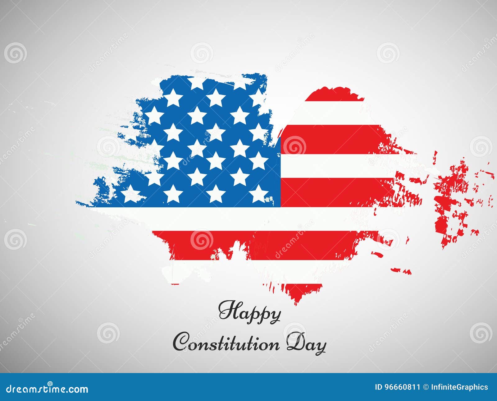 Illustration of USA Constitution Day Background Stock Vector ...