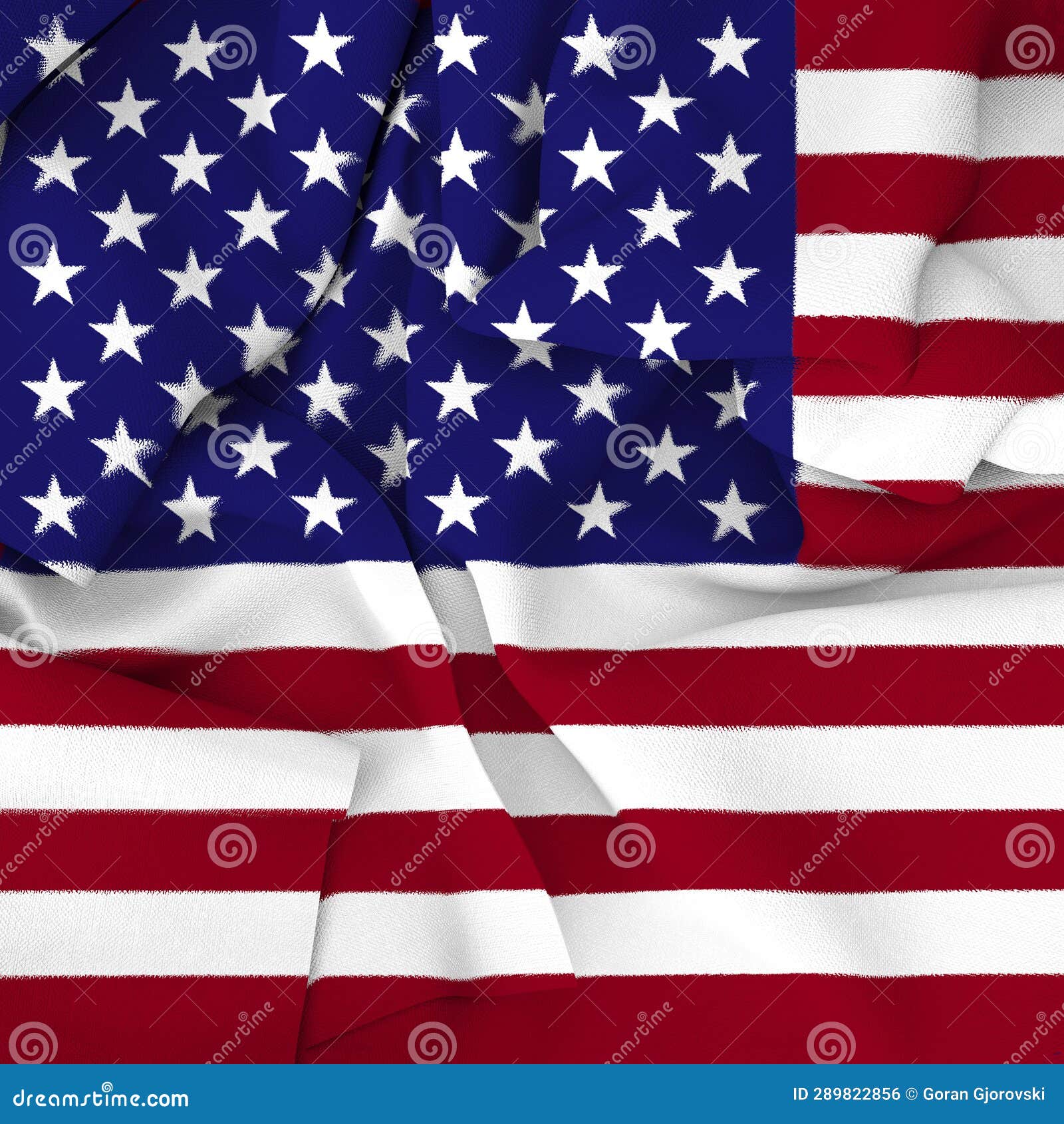 USA flag stock illustration. Illustration of national - 289822856