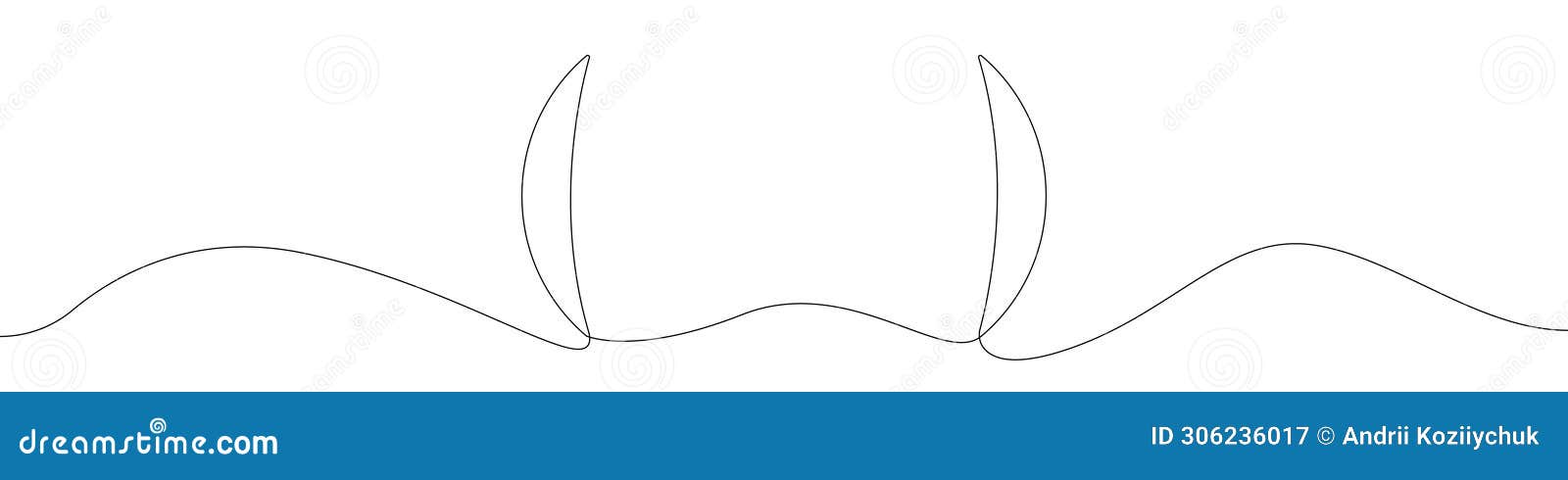 Brackets Icon Line Continuous Drawing Vector. One Line Brackets Icon ...
