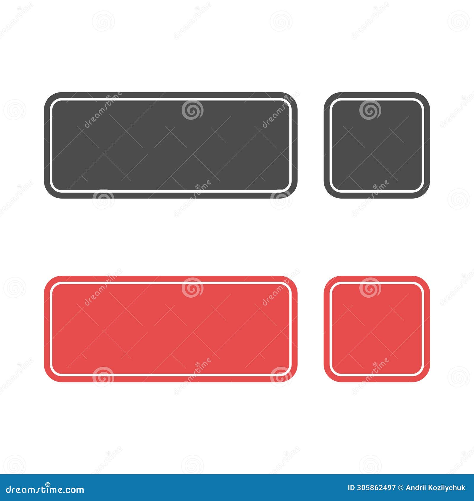 Empty Template for Inscription of Slogans or Words Vector. Text ...