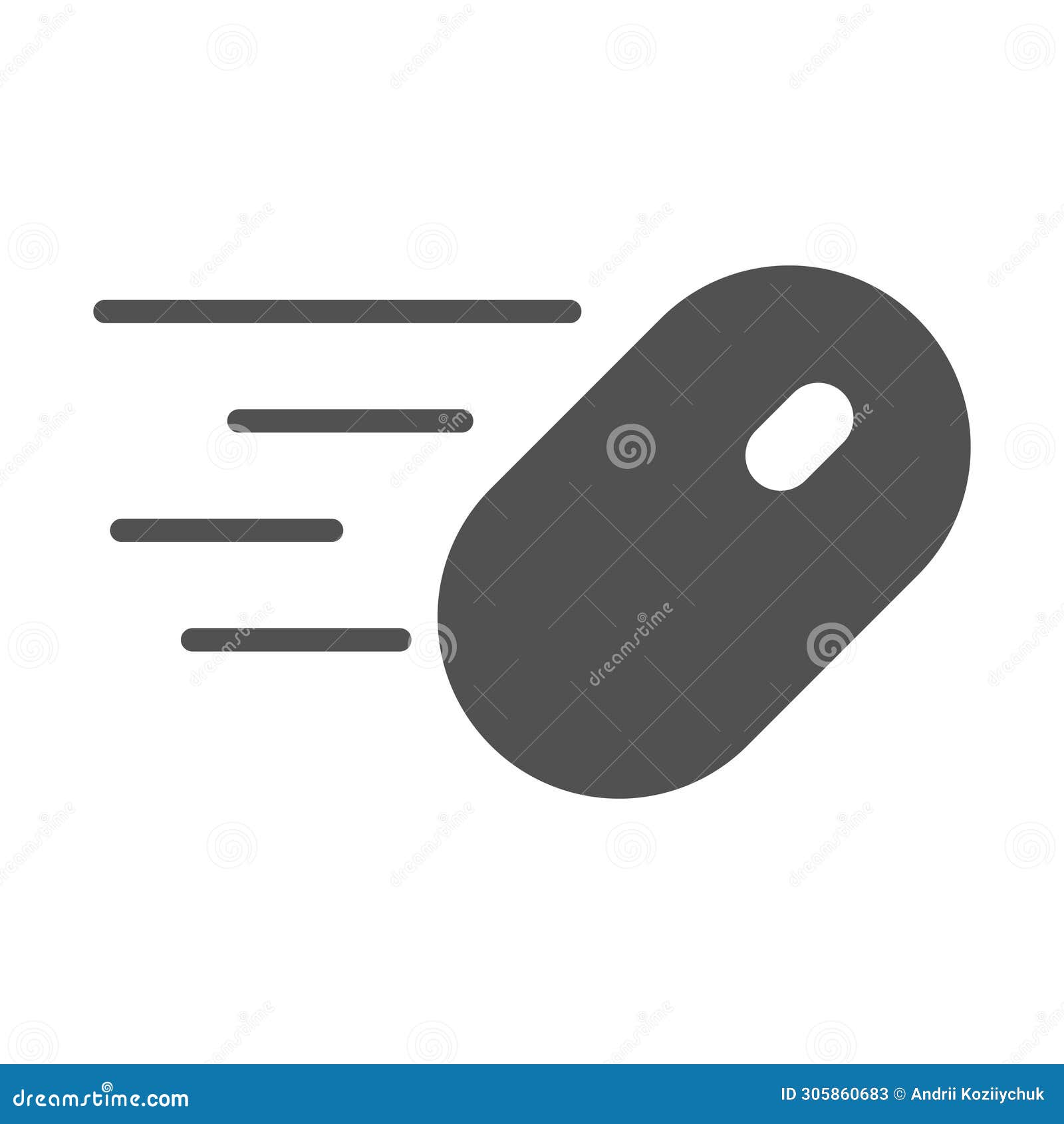 Mouse Vector Icon for PC. Fast Mouse Vector. Quick Response of a ...