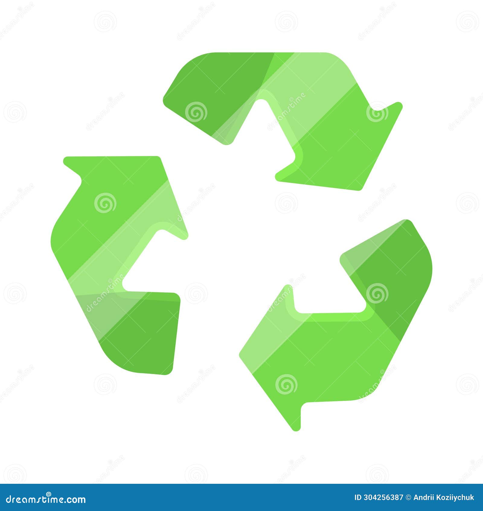Recycling Sign Vector Set. Circle Arrows Icon. Arrows Rotate Clockwise ...