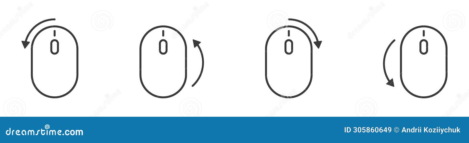 The Mouse Turns The Knob On The Control Panel. Royalty-Free Stock Image ...