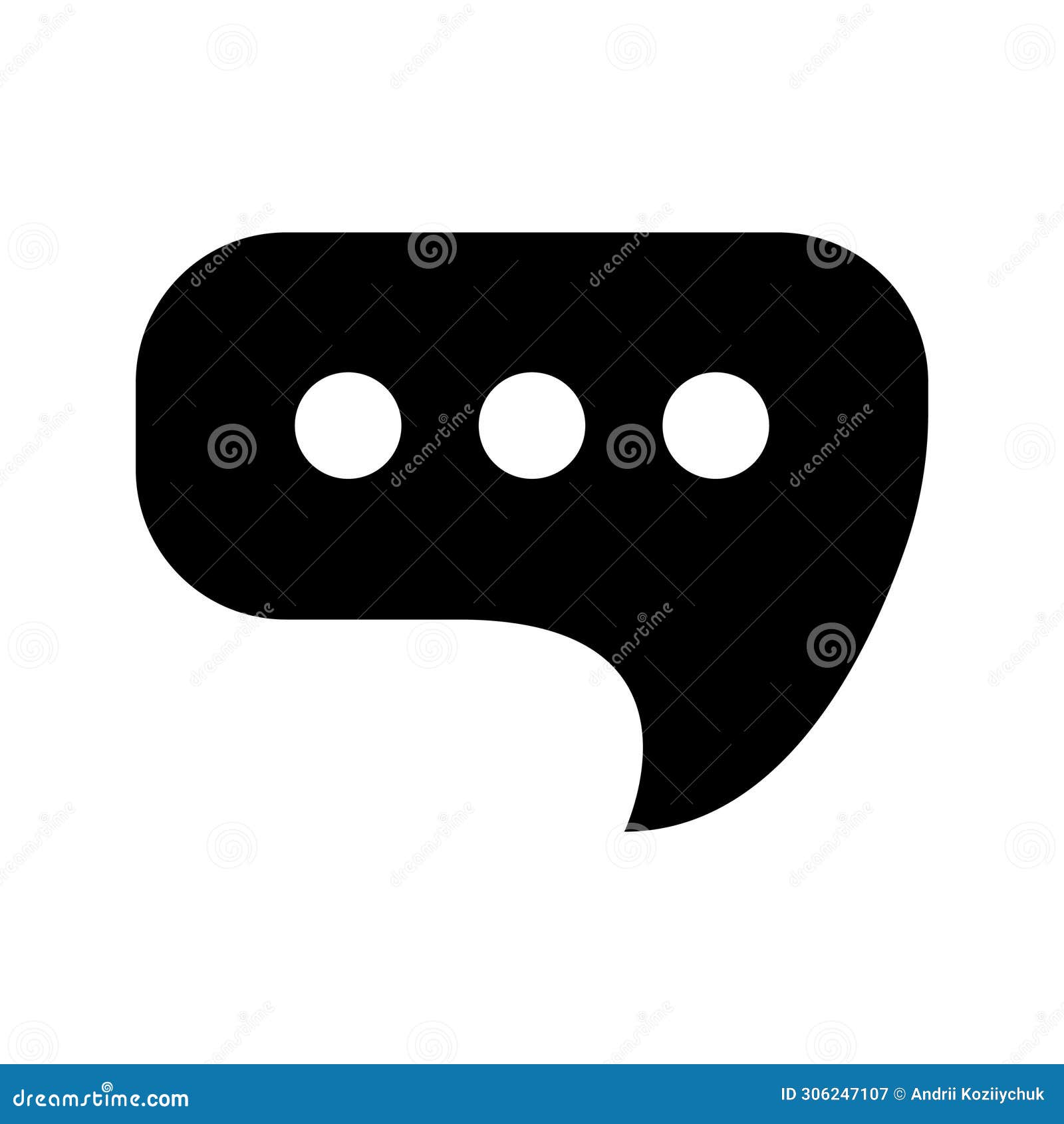SMS Icon. Vector Message Icon in Flat Style. Trendy Sms or Message ...
