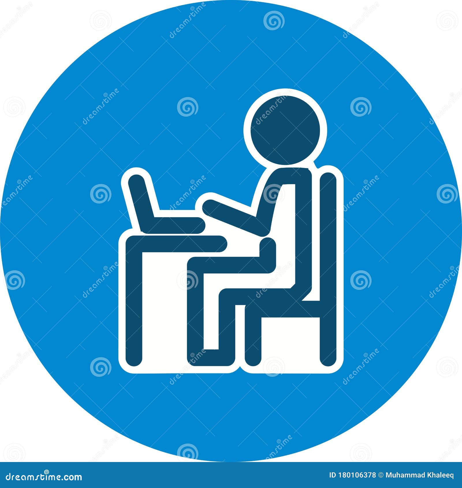 Illustration Using Laptop Icon for Personal and Commercial Use. Stock ...
