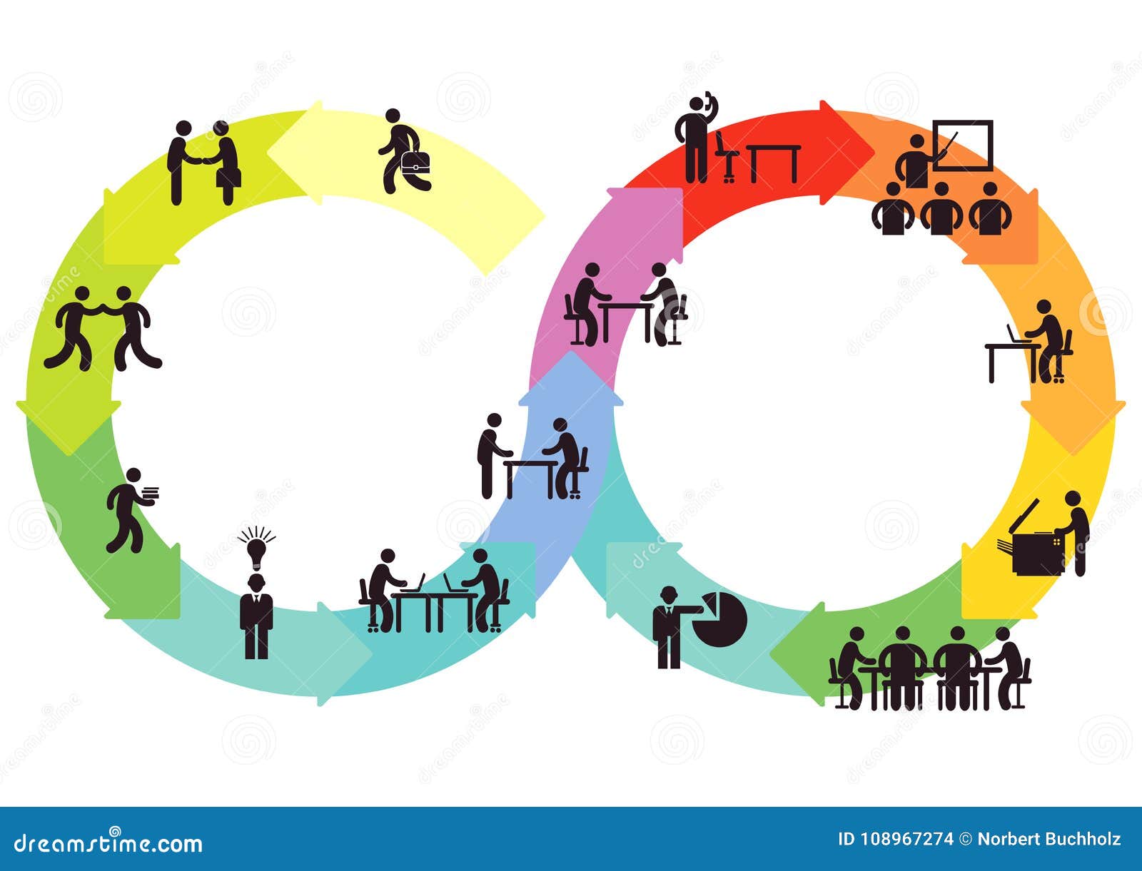Business Teams and Networking Stock Vector - Illustration of teams ...