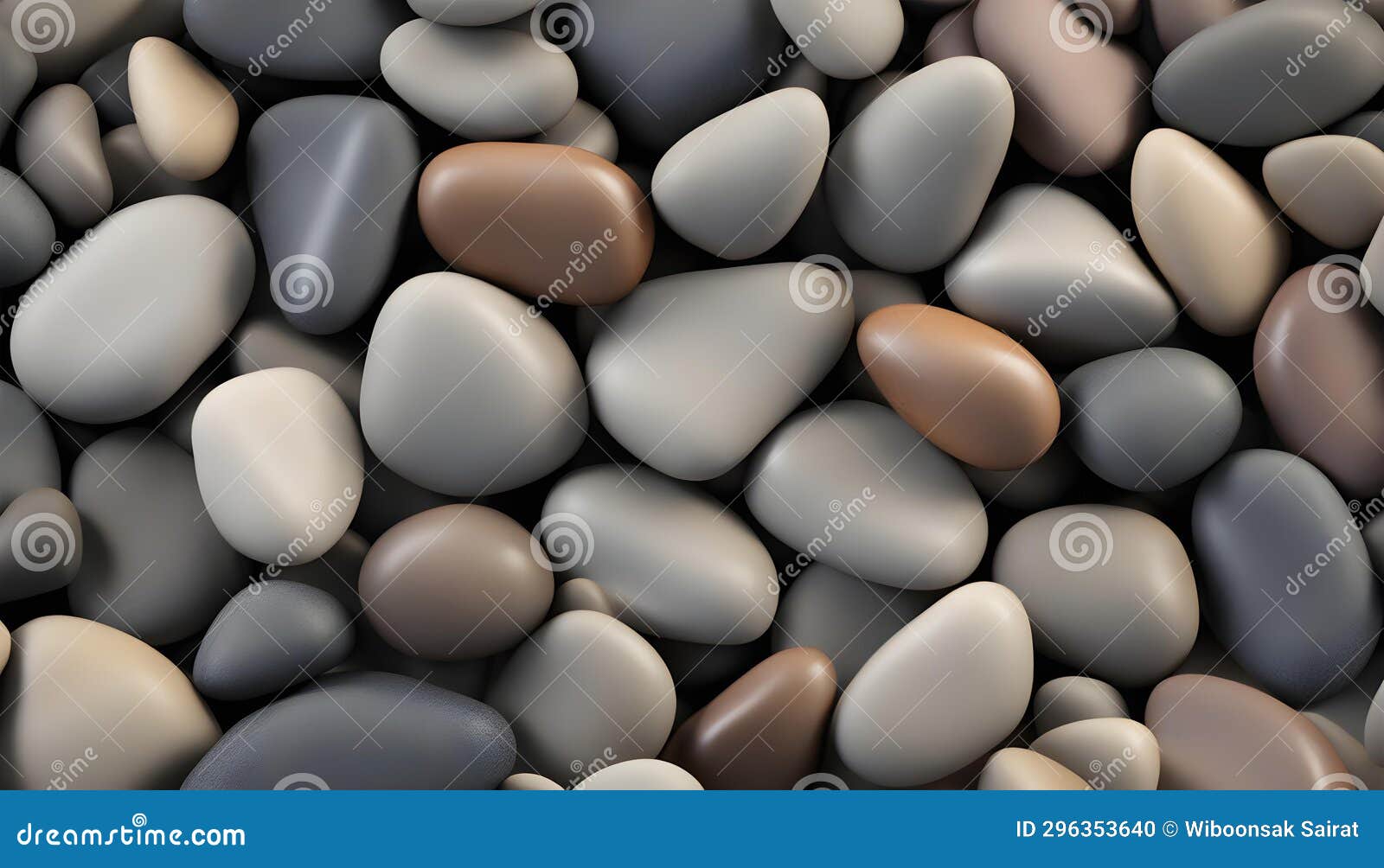 Illustration of Random Pebbles Background. AI Generative. Stock ...