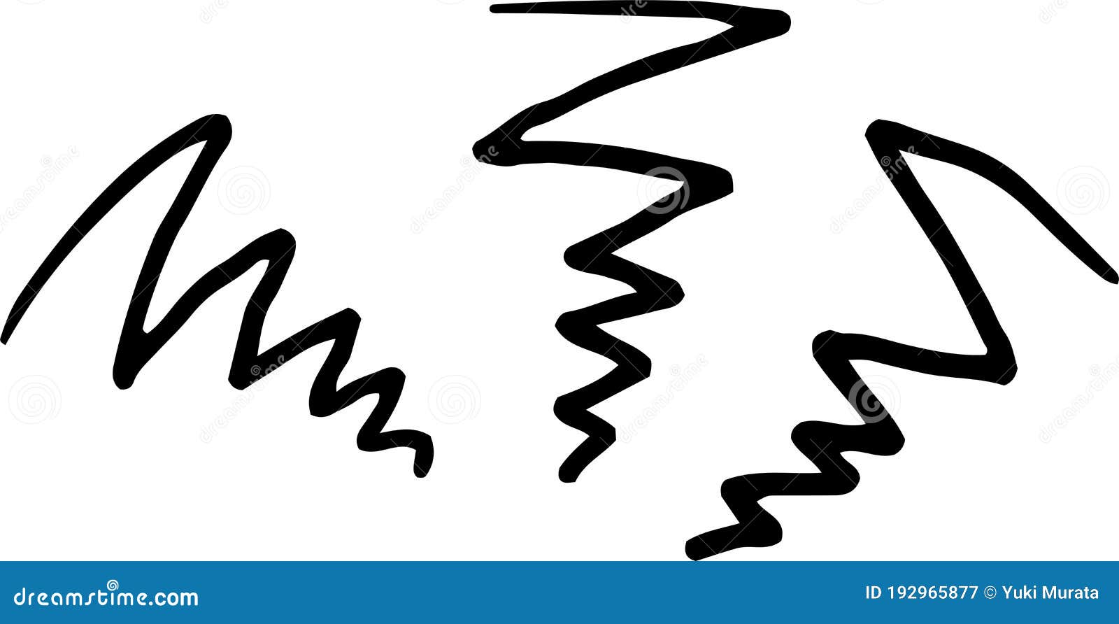 Variation of Handwritten Anger Mark Stock Vector - Illustration of ...