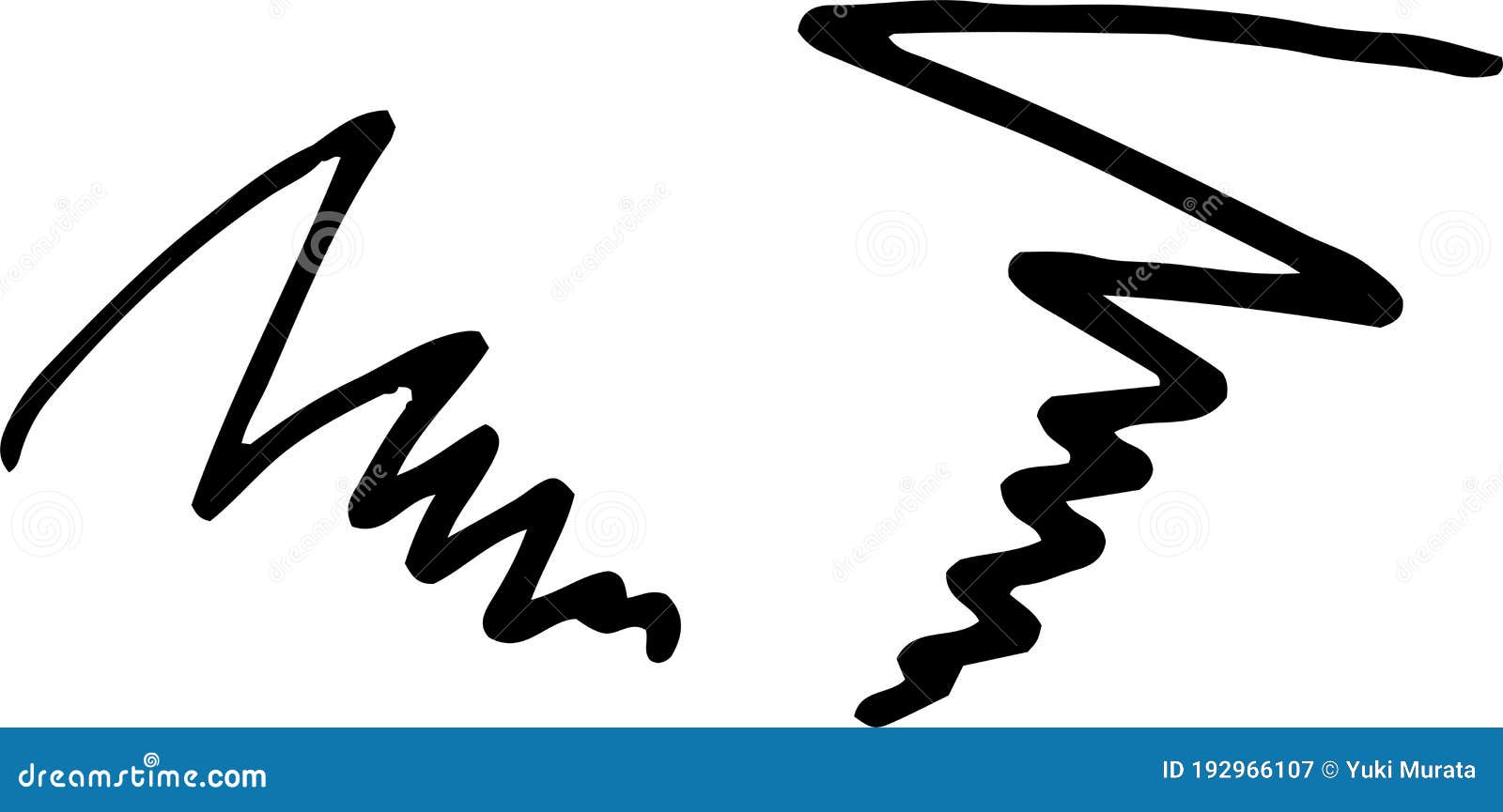 Variation of Handwritten Anger Mark Stock Vector - Illustration of mark ...