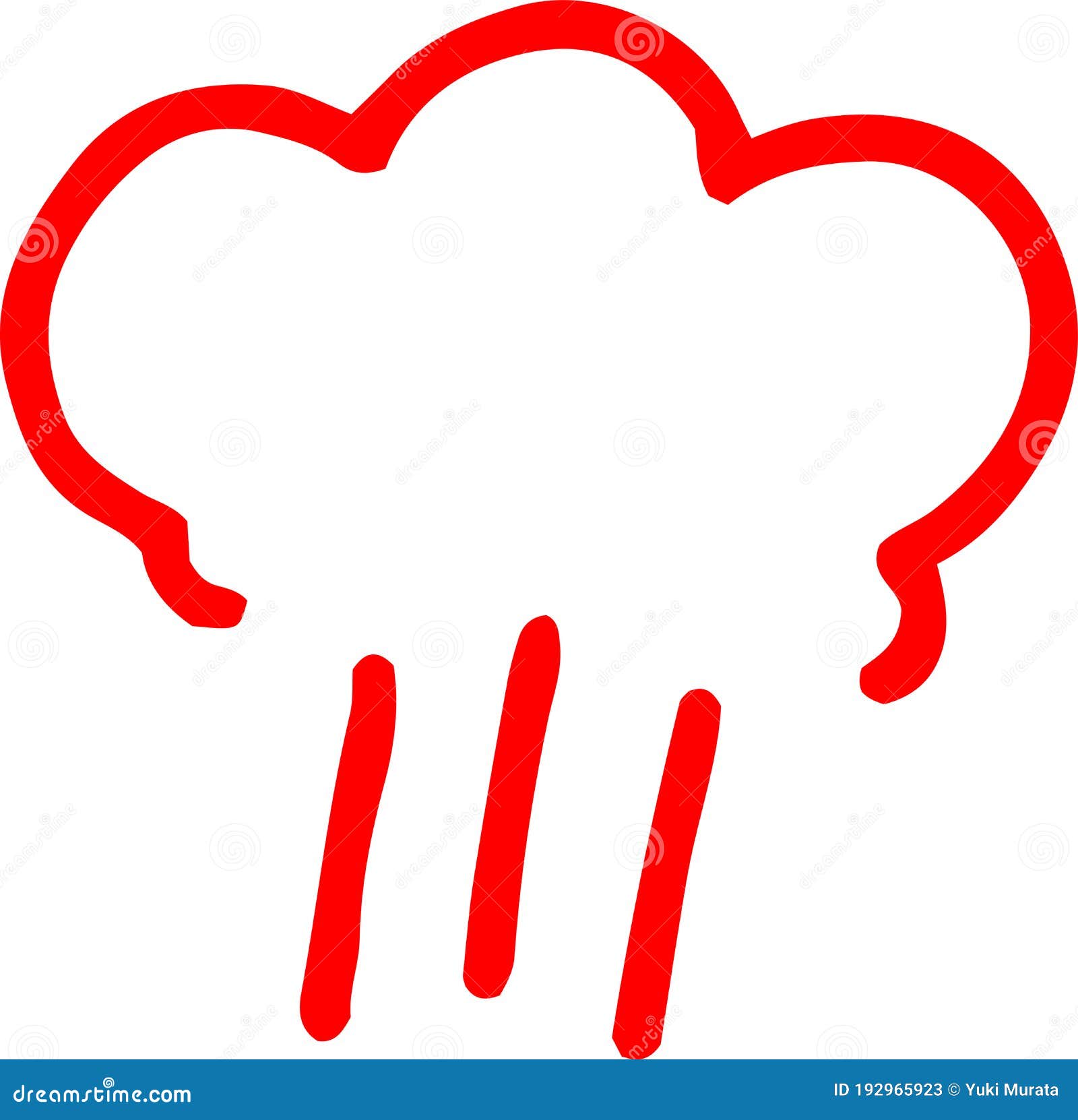 Variation of White Handwritten Red Anger Mark Stock Vector ...