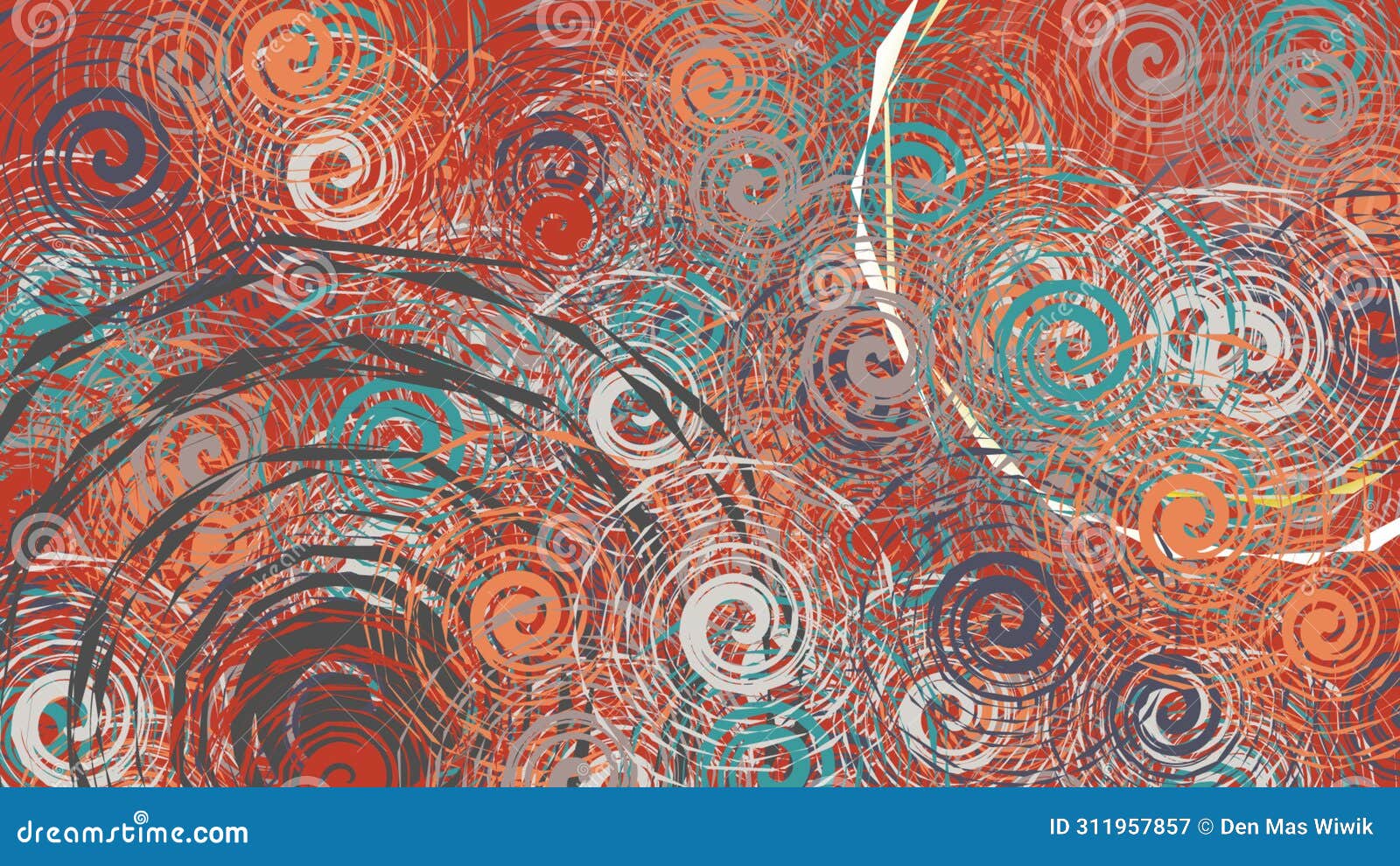 Abstract Circle Wallpaper Background with Twist Effect and Distort ...