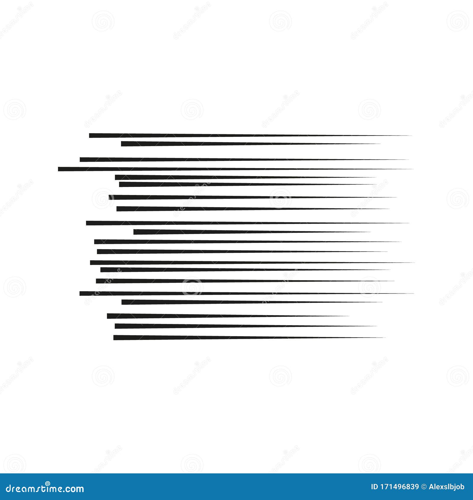 Vector Black Radial Speed Line Burst for Background Design or Cartoon ...