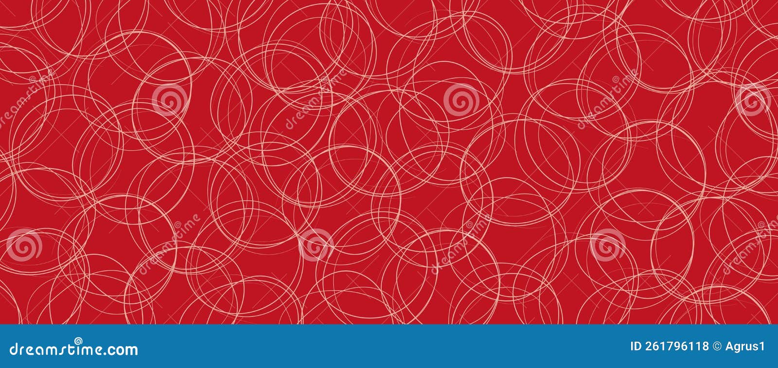 Illustration of Vector Background with Red Colored Circle Pattern Stock ...