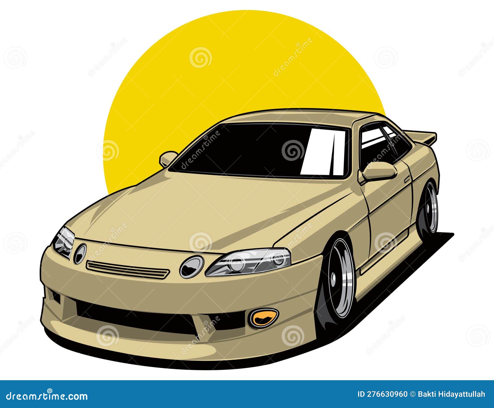 Illustration Vector of 90s Car Design Graphic Concept Icon Stock Vector ...