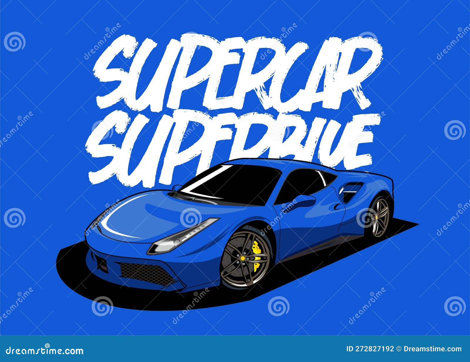 Illustration Vector Car Supercar Stock Illustration - Illustration of ...