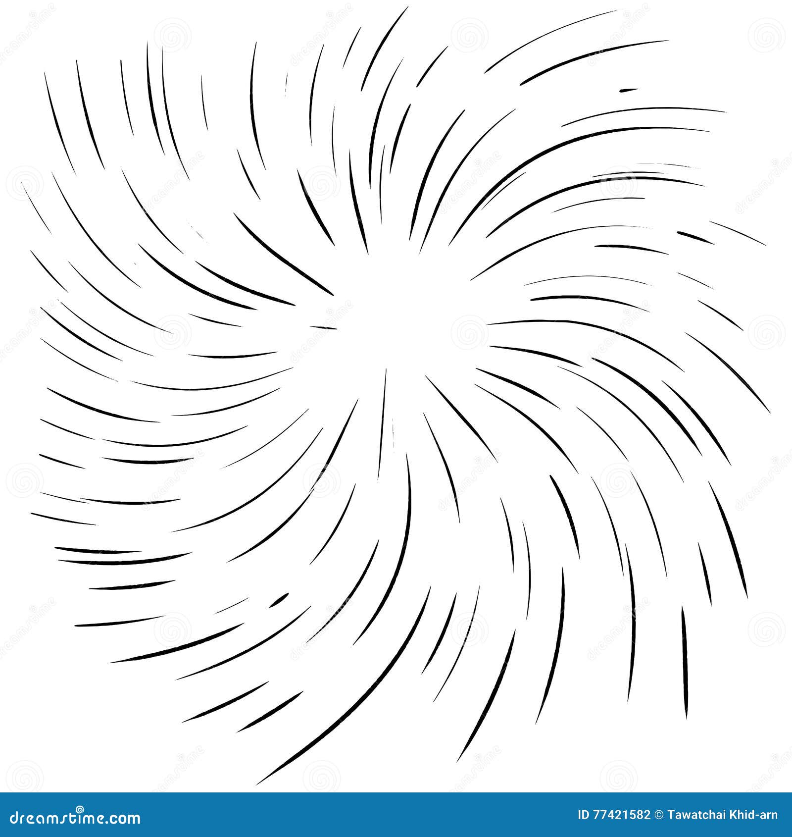 Illustration Vector Comic Diagonal Speed Curve Lines Background. Stock ...