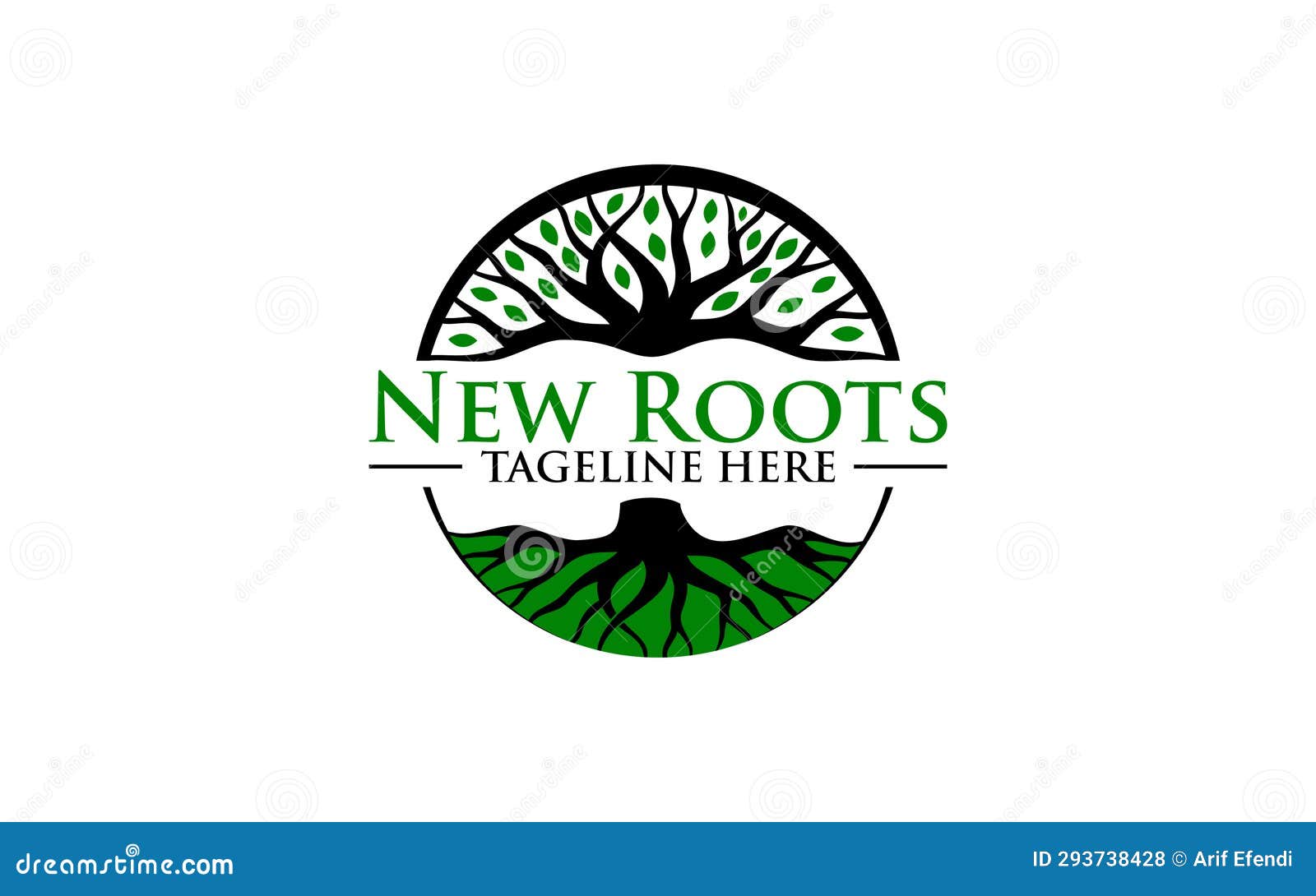Illustration Vector Graphic of Abstract Life Root on White Background ...