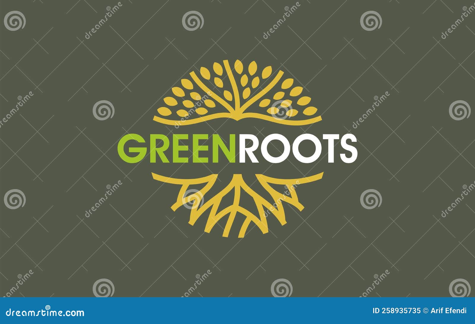 Illustration Vector Graphic of Abstract Life Root on White Background ...