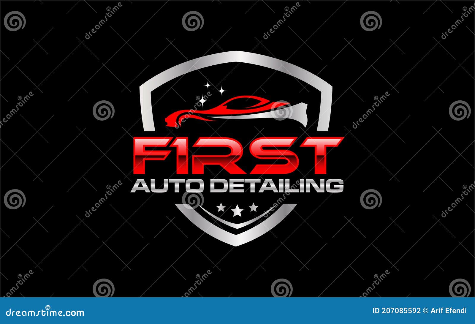 Illustration Vector Graphic of Auto Detailing Servis Logo Design ...