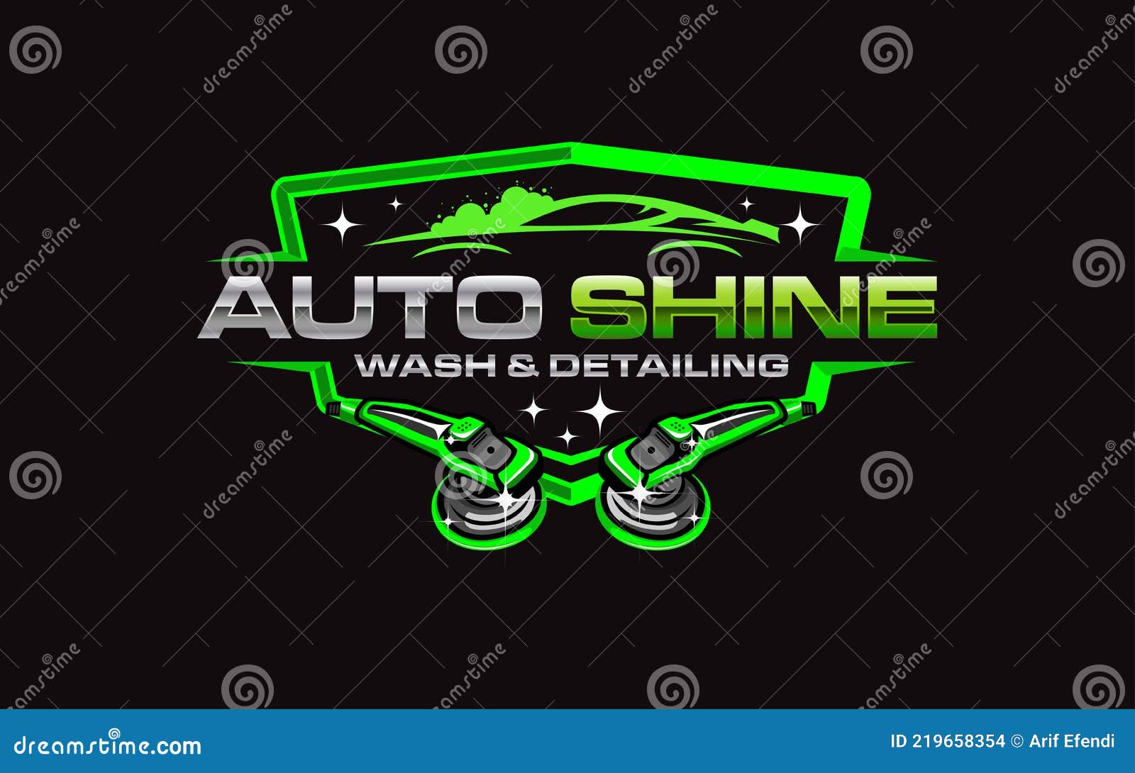 Illustration Vector Graphic of Auto Detailing Servis Logo Design ...