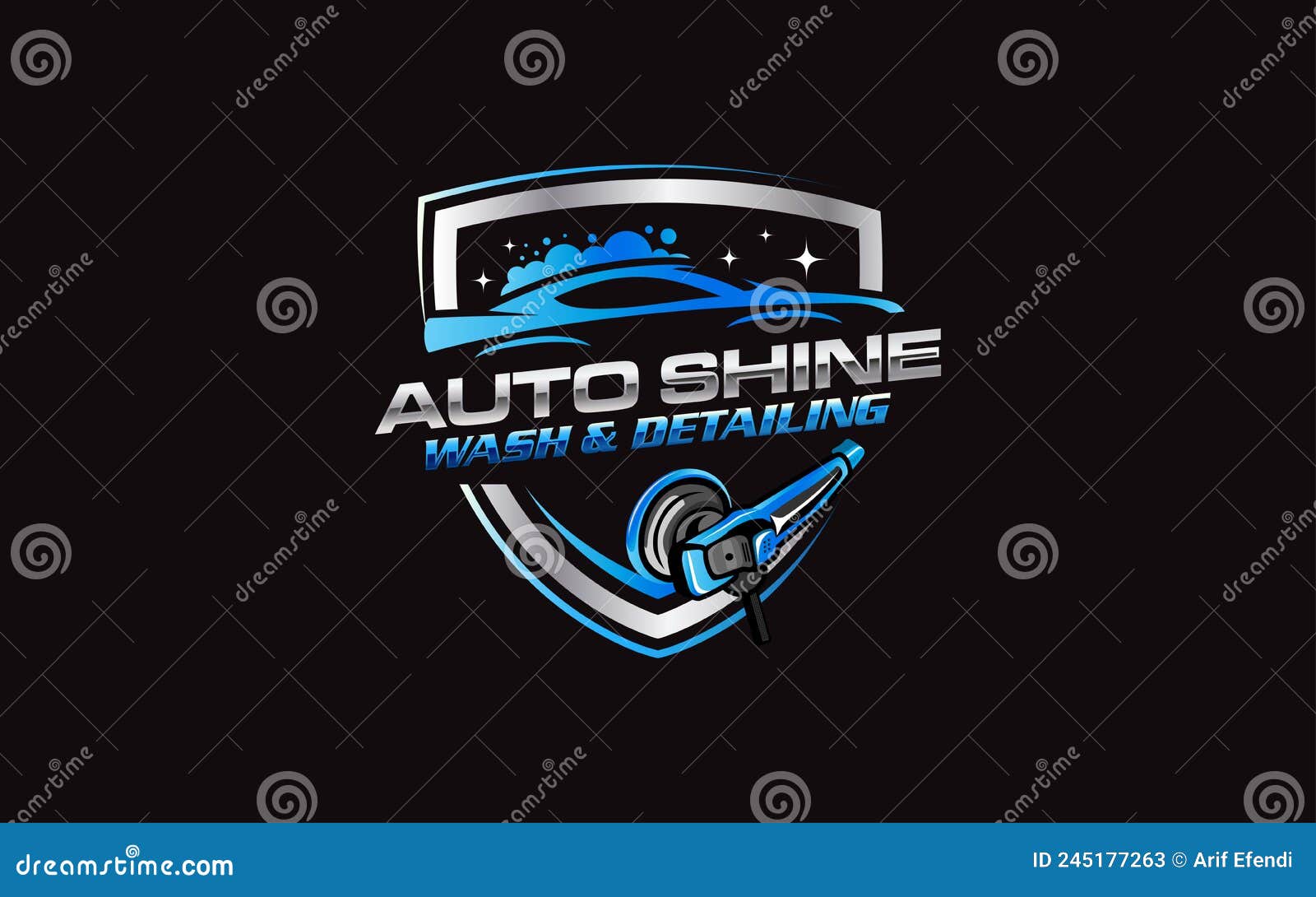 Illustration Vector Graphic Of Auto Detailing Servis Logo Design ...