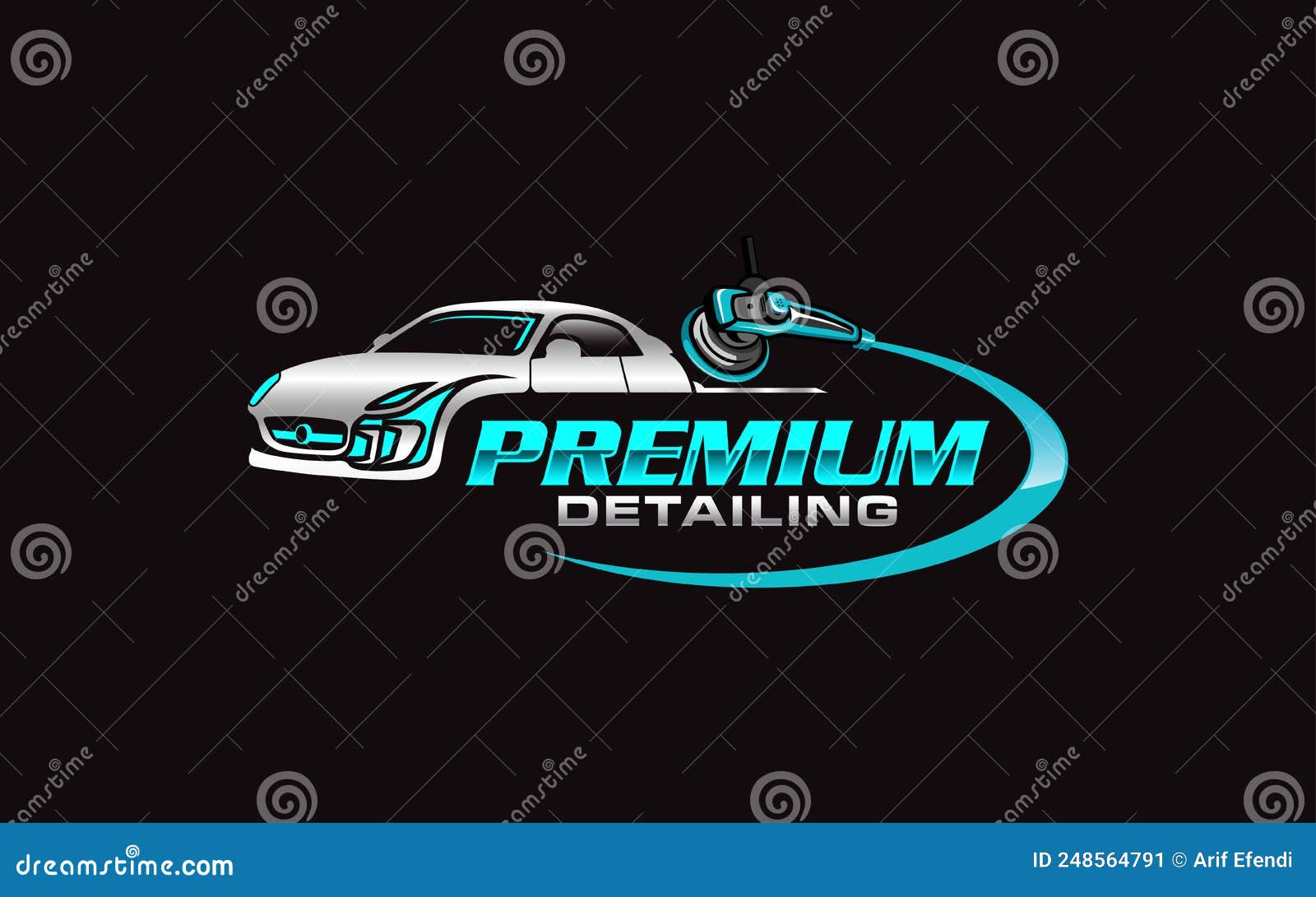 Illustration Vector Graphic of Auto Detailing and Wash Service Logo ...