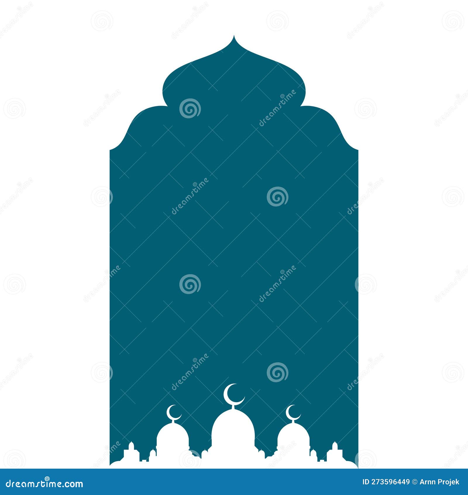 Illustration Vector Graphic of Background with Mosque Dome Template ...