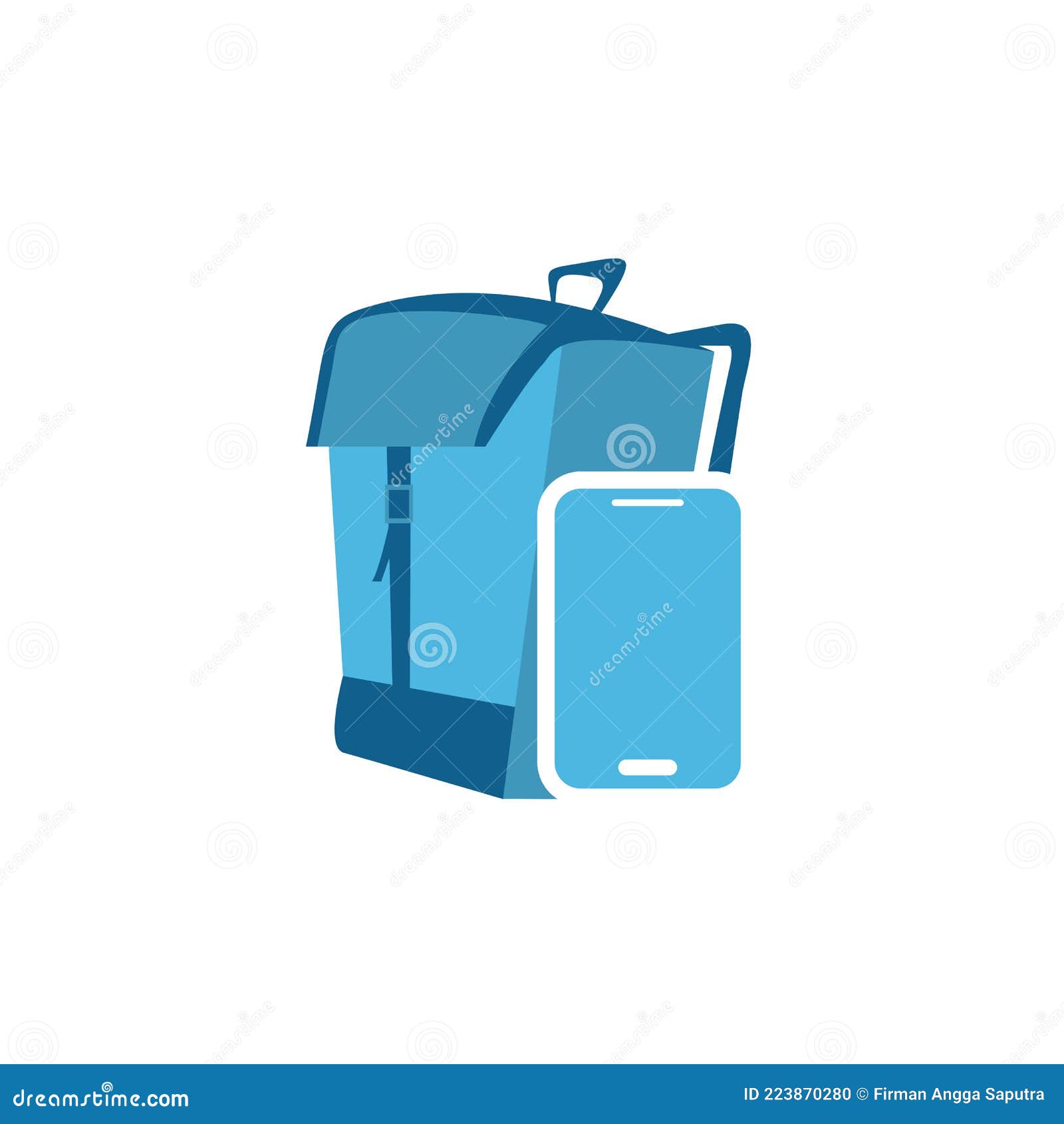 Illustration Vector Graphic of Backpack Store Logo Stock Vector ...