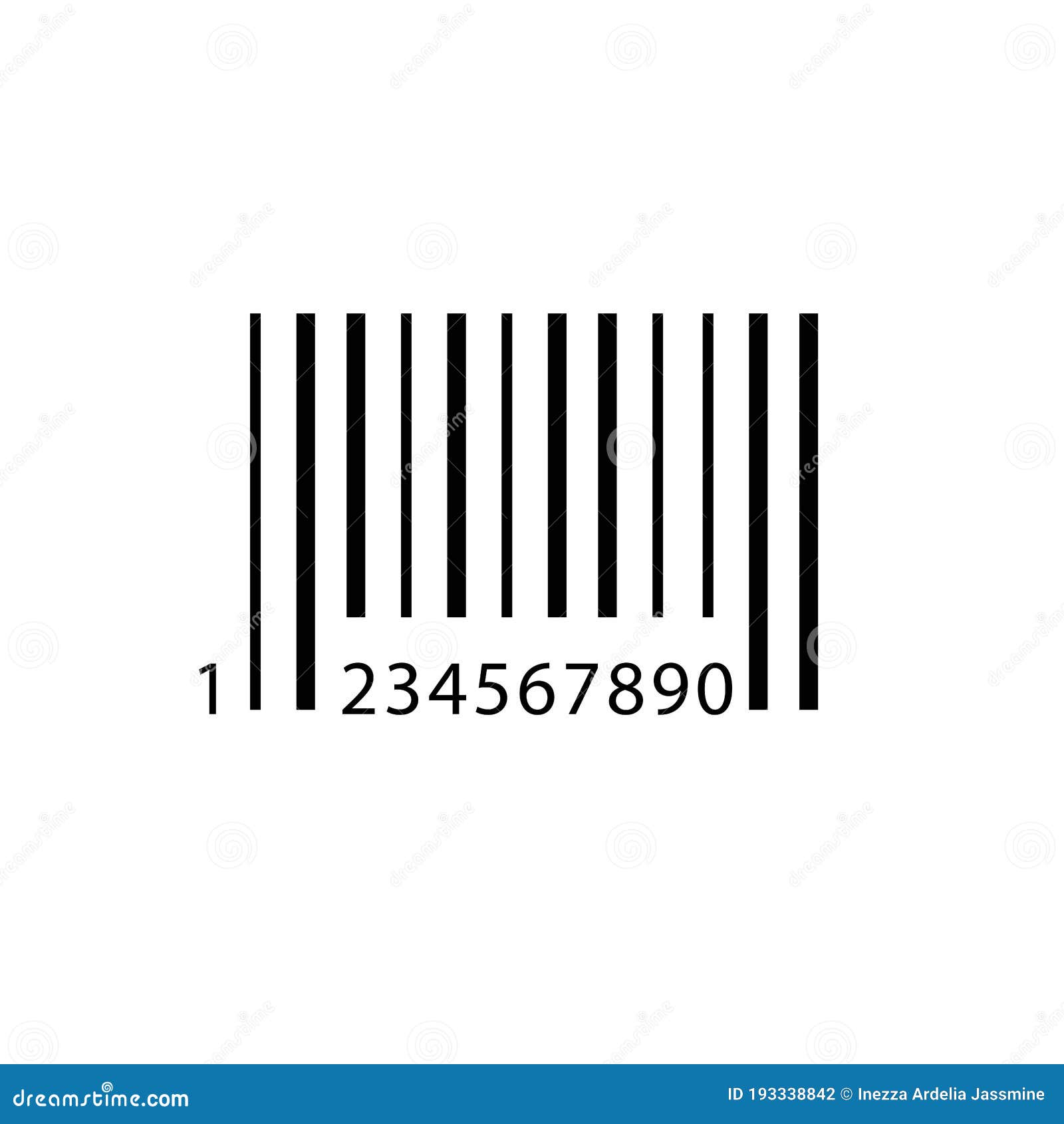 Barcode Icon, Illustration Design Template Stock Vector - Illustration ...