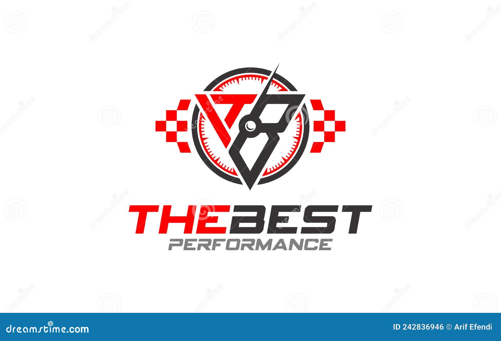 Illustration Vector Graphic of the Best Performance Logo Design ...