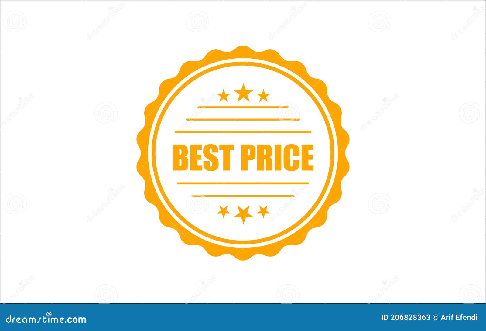 Illustration Vector Graphic of Best Price Label Sticker Design Template ...