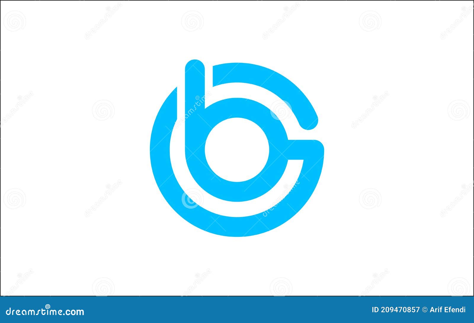 Illustration Vector Graphic of BG Letter Icon Logo Template Design ...