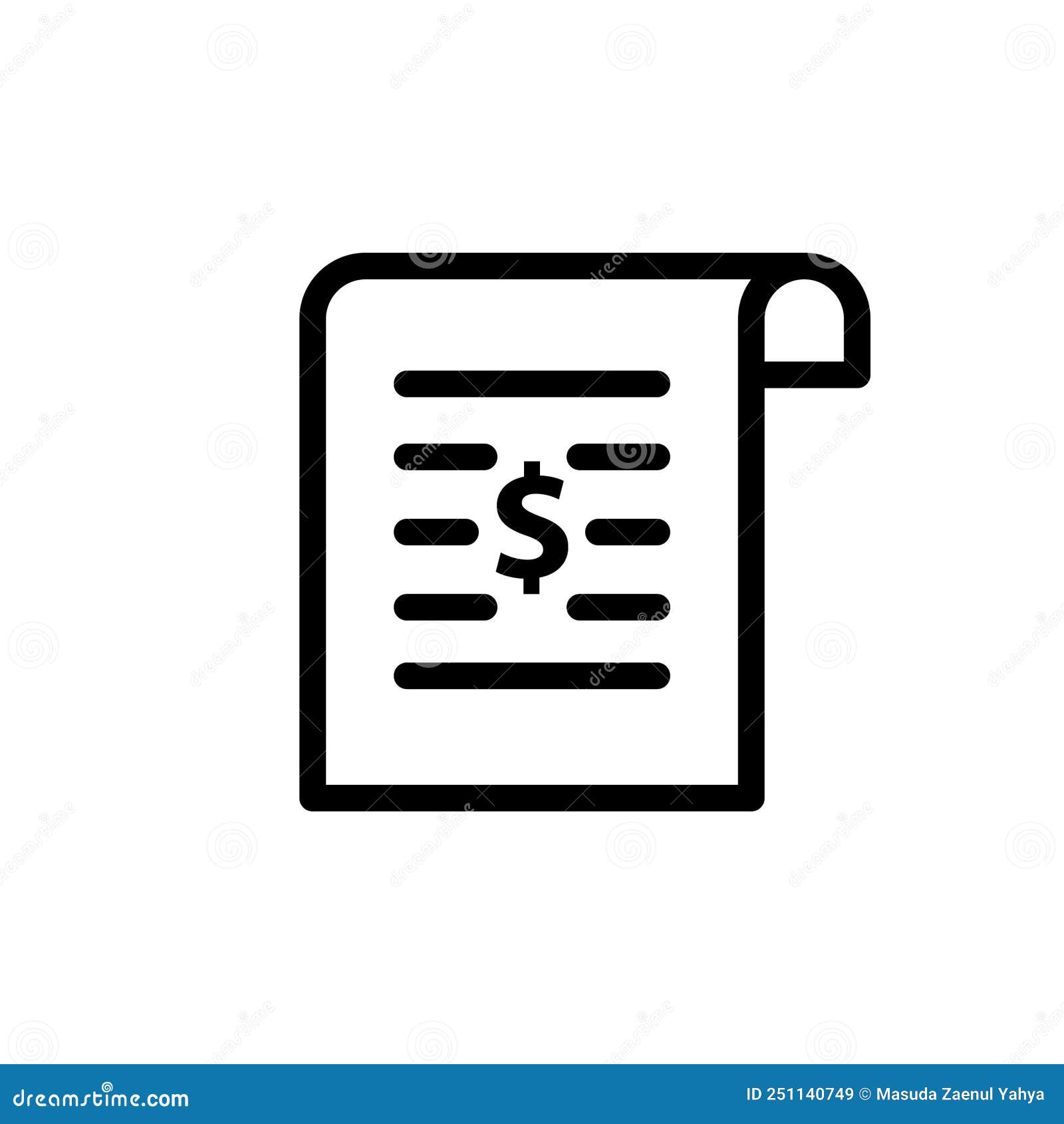 Illustration Vector Graphic of Bill Icon Design Stock Vector ...