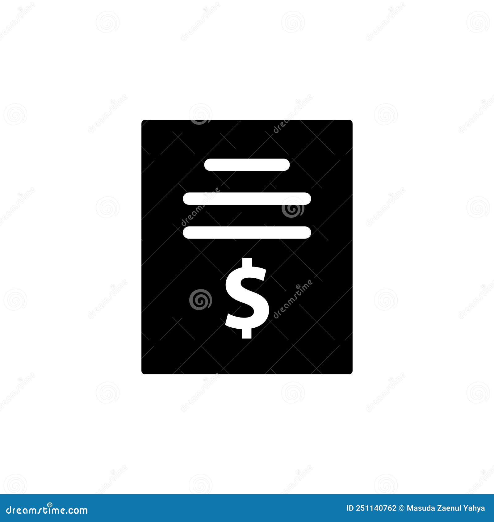 Illustration Vector Graphic of Bill Icon Design Stock Vector ...