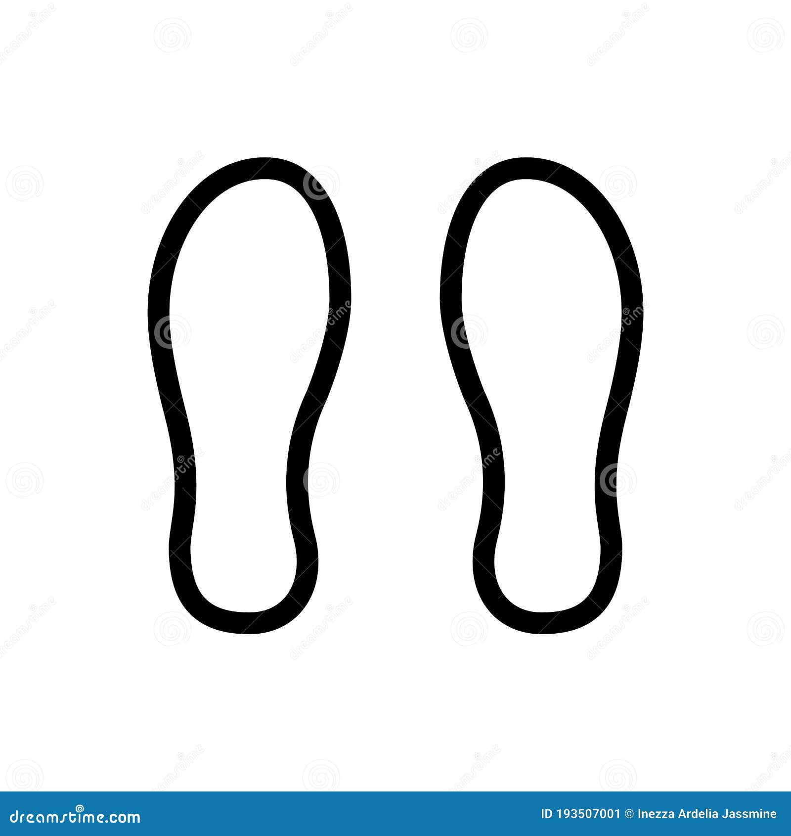 Boot Print Icon, Illustration Design Template Stock Vector ...