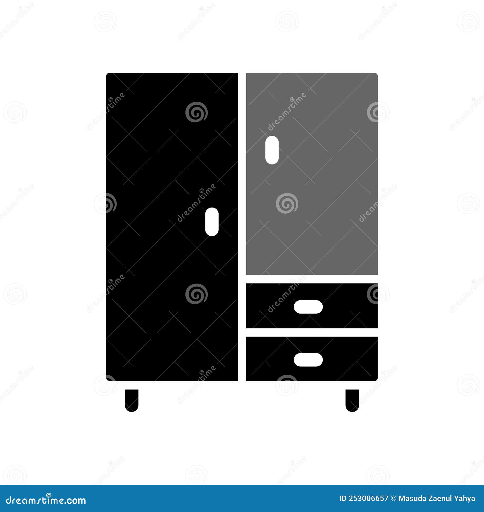 Illustration Vector Graphic of Cabinet Icon Design Stock Vector ...