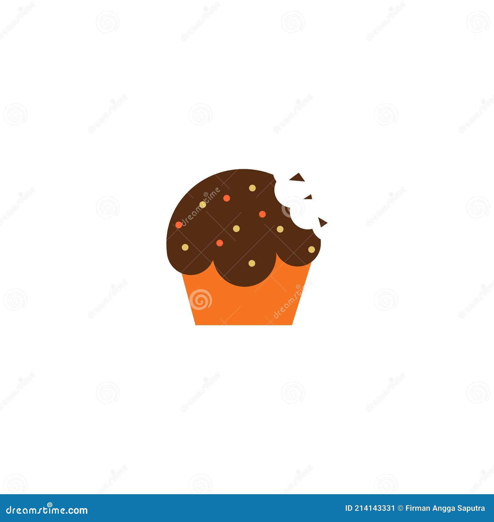 Illustration Vector Graphic of Cake with Bite Marks Stock Vector ...