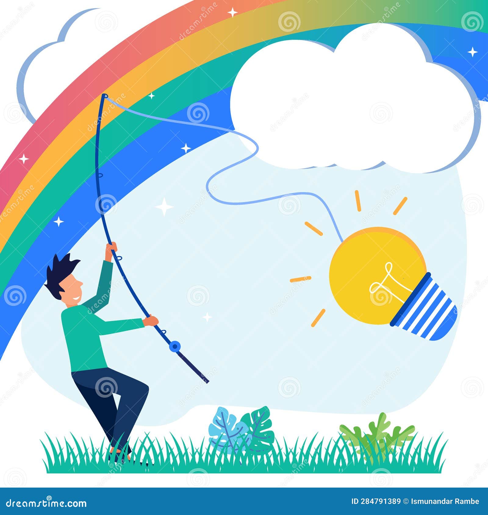 Illustration Vector Graphic Cartoon Character of Choice of Ideas ...