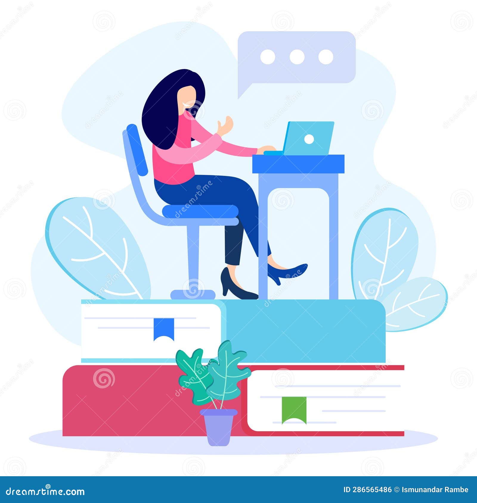 Illustration Vector Graphic Cartoon Character of Education Stock ...