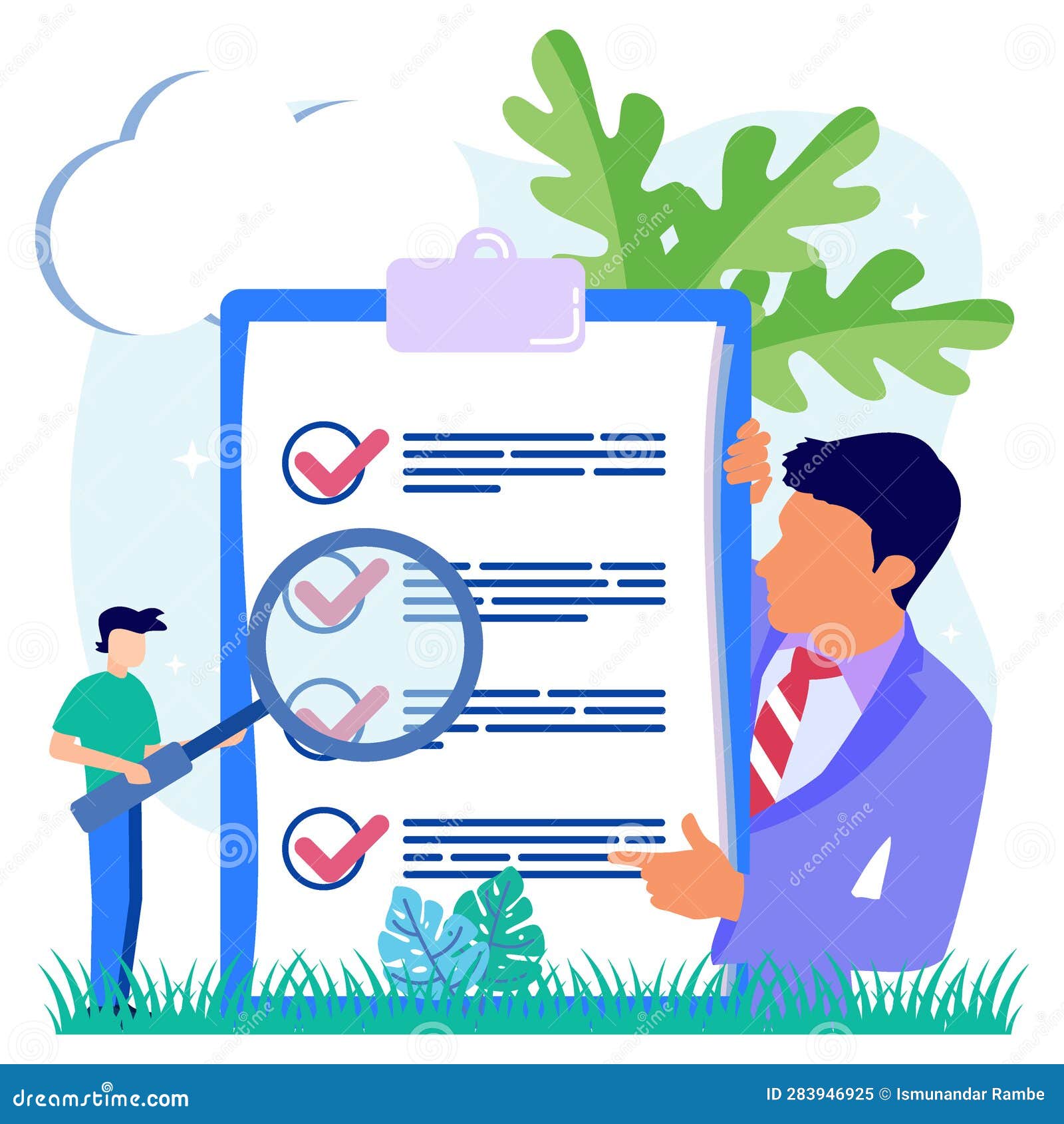 Traceability And Product Quality Control, Tiny People Check List With ... Traceability And Product Quality Control, Tiny People Check List With ...