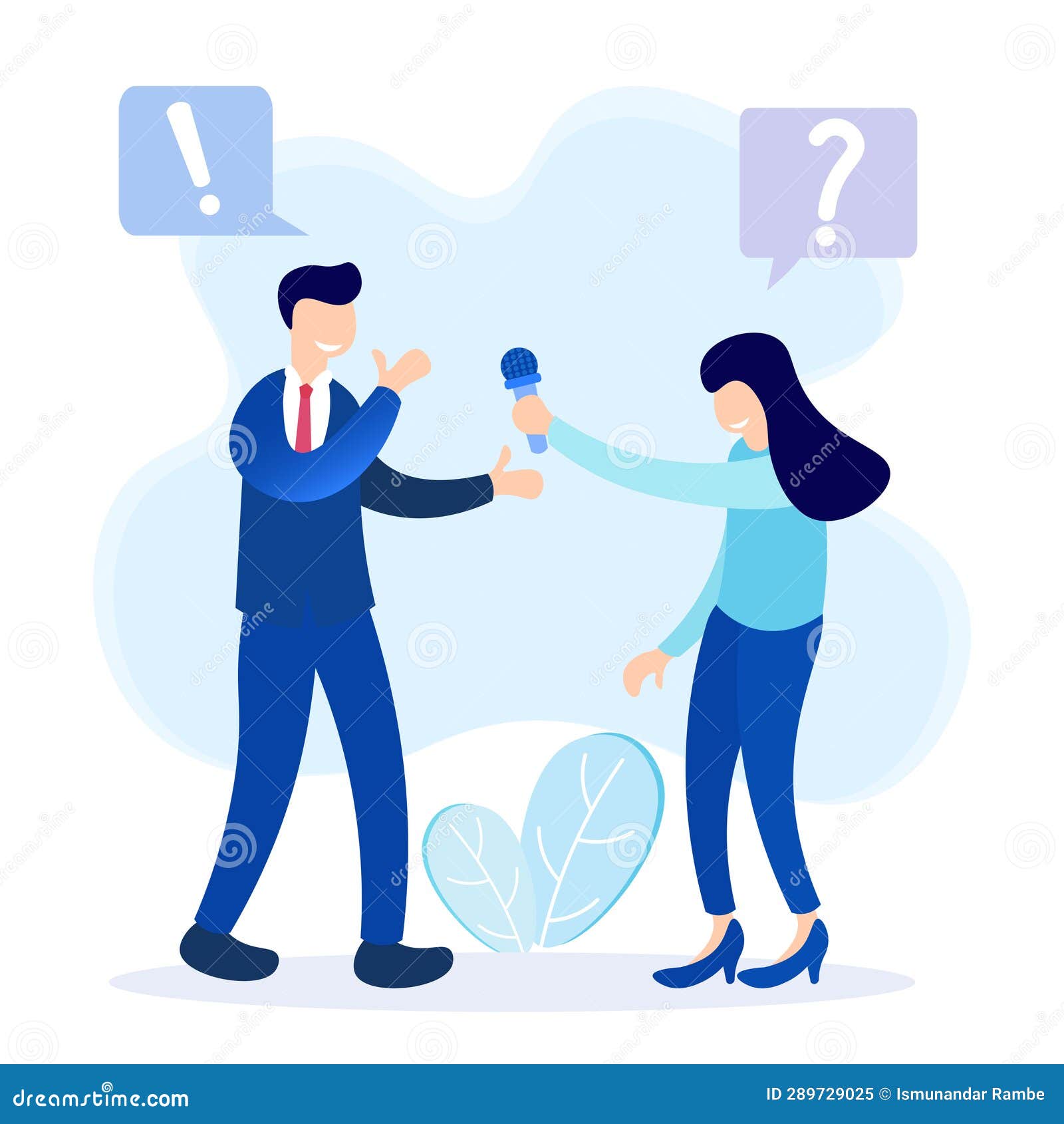 Illustration Vector Graphic Cartoon Character of Question and Answer ...