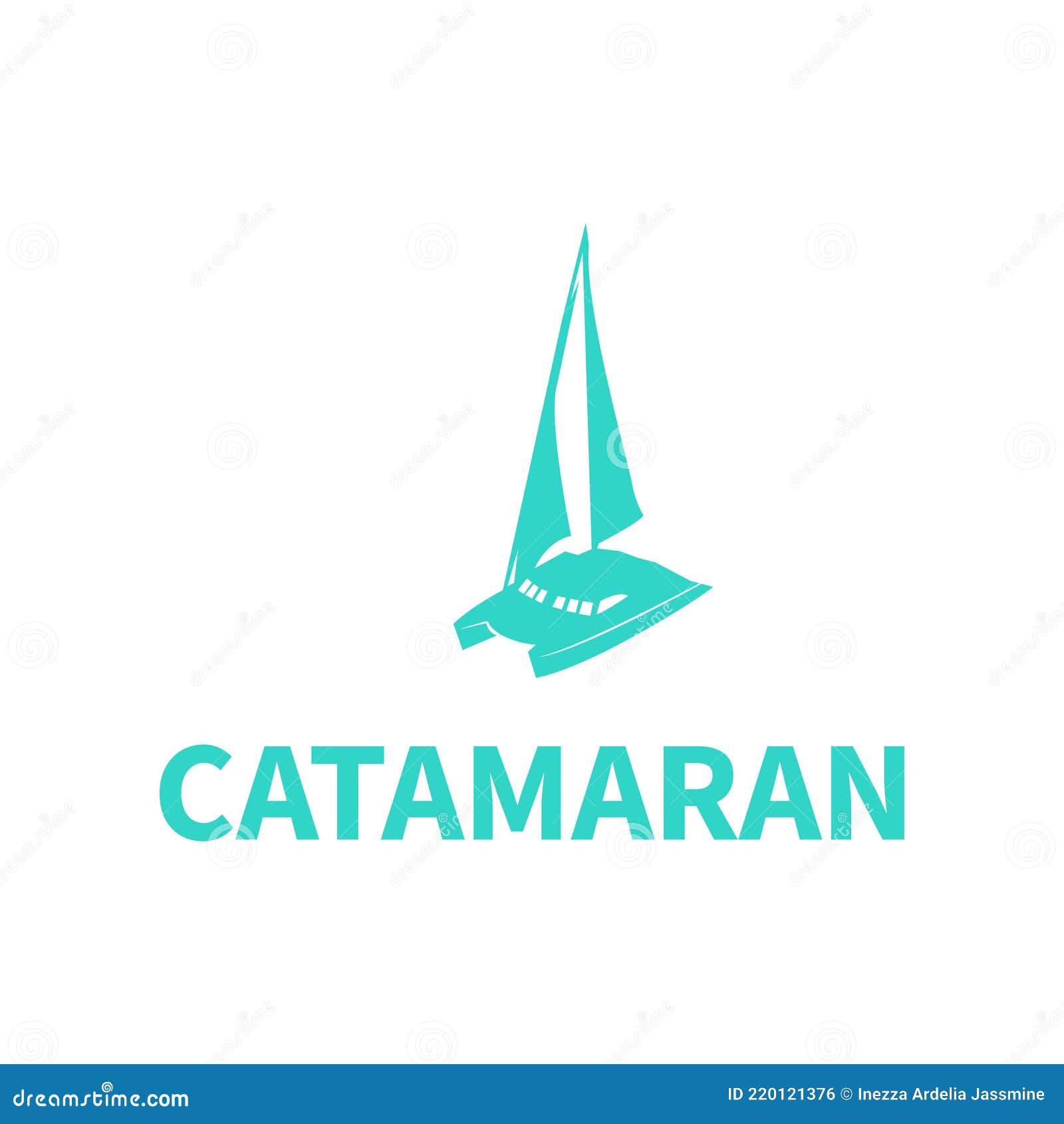 Illustration Vector Graphic of Catamaran Boat Stock Vector ...