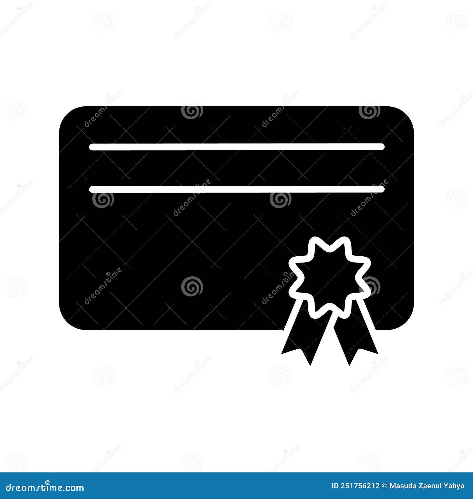 Illustration Vector Graphic of Certificate Icon Stock Vector ...
